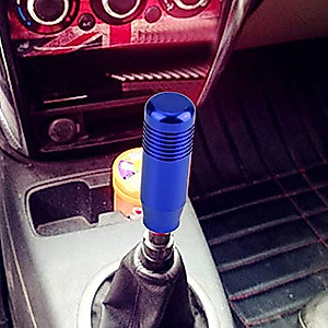 xuuyuu Gear Shift Knob,Aluminum Alloy Car Manual Gear Shift Knob 8.5cm Handle Shifter Head for Toy-OTA Hon-da Shifter Head Replacement (Blue)