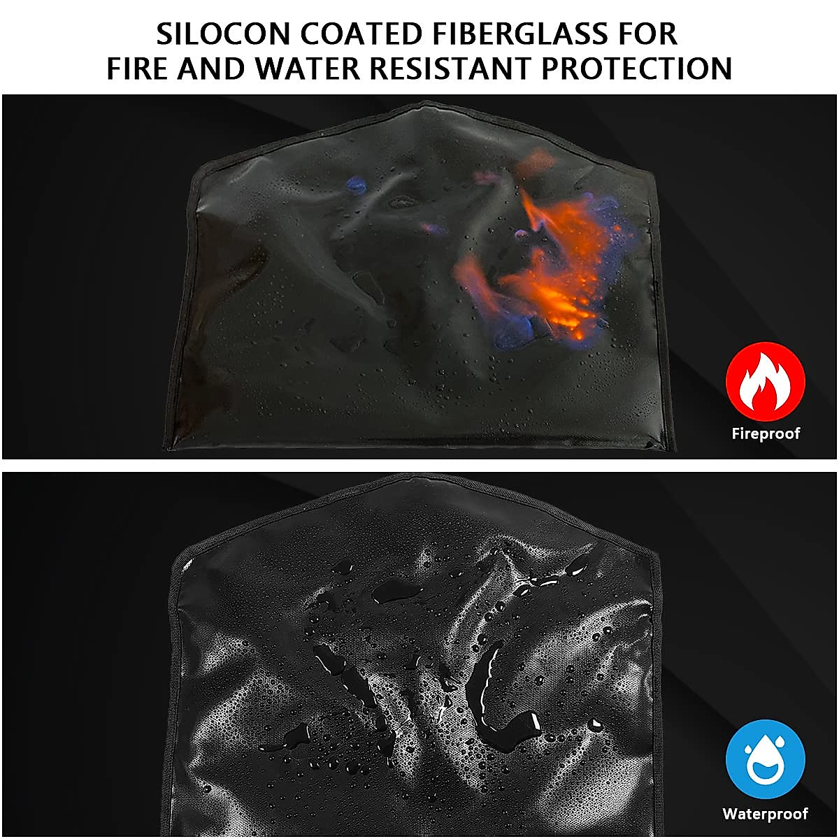 JUGREAT Hanger Diversion Fireproof Safe with Lock,Hidden Pocket Safe，Secret Safe for Cash Hiding - Waterproof Hanger Safe, Under Hanging Clothes with Pocket to Hide Valuables for Travel -1 Pack