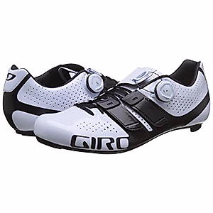 Giro Factress Techlace Womens Road Cycling Shoe − 42, White/Black (2019)