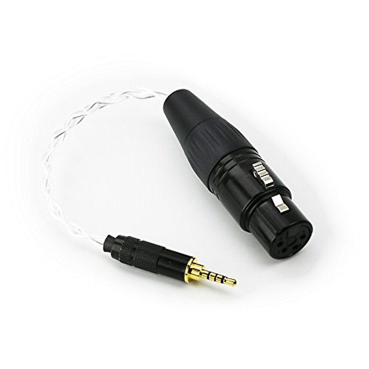 NewFantasia 2.5mm Trrs Balanced Male to 4-pin XLR Balanced Female Headphone Silver Plated Audio Adapter for Astell&Kern AK240 AK380 AK320 for DP-X1 FIIO X5III XDP-300R