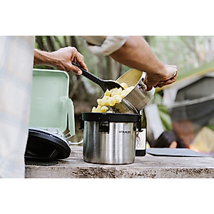 Stanley Adventure Stay Hot 3qt Camp Crock Pot - Vacuum Insulated Stainless Steel Food Container - Keeps Food Hot for 12 Hrs & Cold for 16 Hrs