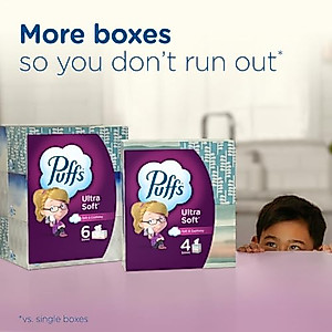 Puffs Ultra Soft Non-Lotion Facial Tissues, 1 Cube, 48 Tissues Per Box