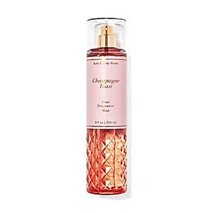 Bath and Body Works CHAMPAGNE TOAST Fine Fragrance Mist - PACK OF 2 ( FULL SIZE MIST 8FL OZ / 236 ML )