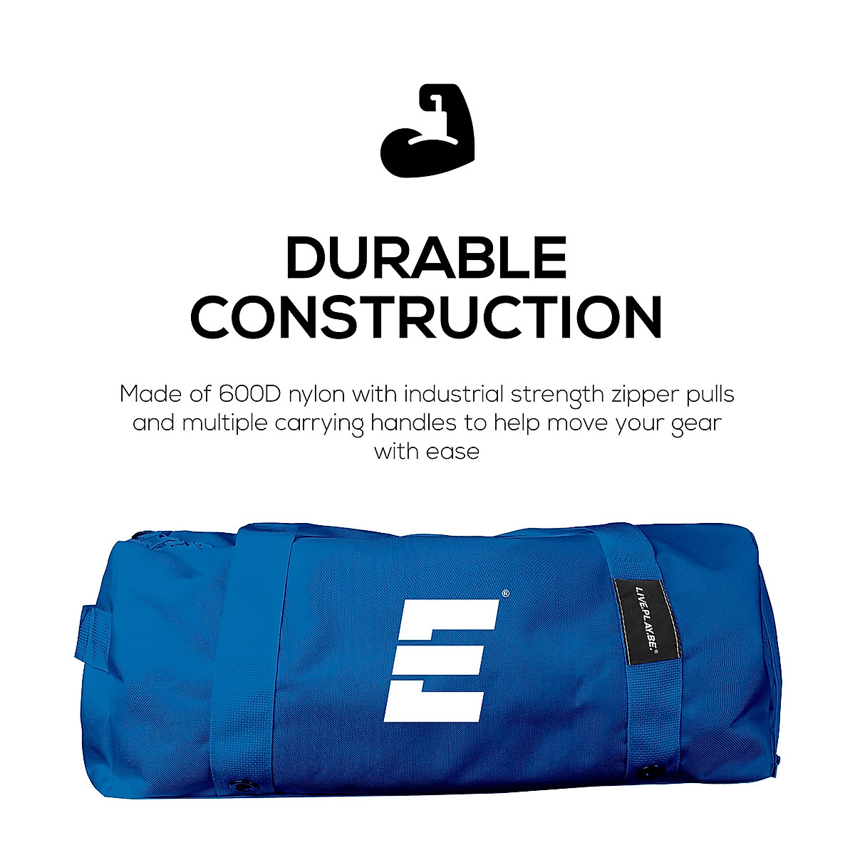 Epoch Training Team Bag - Large Duffle Bag with Shoe Compartment - Cardio Fitness Athletic Training Bag, Royal