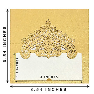 QI XIN 100Pcs Place Cards for Table Setting Decor Name Cards Tend Cards for Wedding Banquets Dinner Parties Bridal Shower