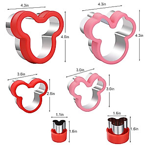 Cookie Mold for Homemade Treats - Stainless Steel Cookie Cutter molds for Kids Suitable for Cakes Sandwiches Vegetables Fruits and Cookies (Assorted Sizes)