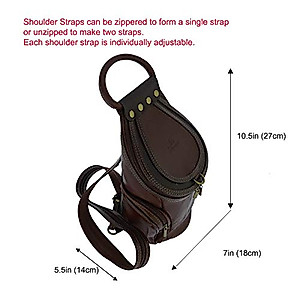 Fioretta Italian Genuine Leather Top Handle Backpack Handbag Shoulder Bag For Women