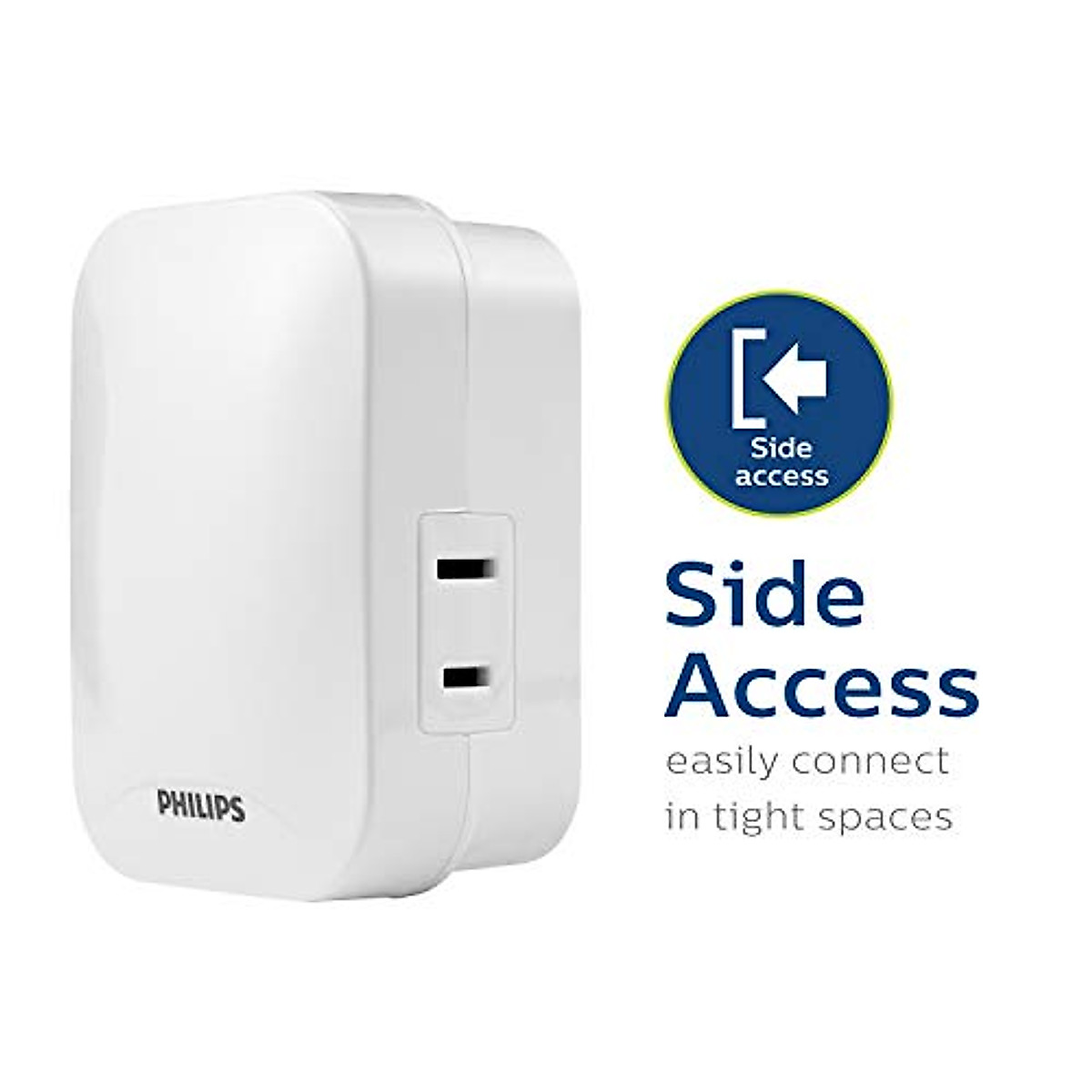 Philips Accessories Philips Wireless ON/Off Switch, Wall Plate Included, 150ft Range, Home Automation, Remote – SPC1246AT/27, White