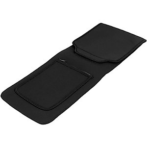 KuRoKo Keyboard Neoprene Sleeve Case(up to 18 Inches), with Wireless Mouse Storage & Cable and Charger Pouch (Black)