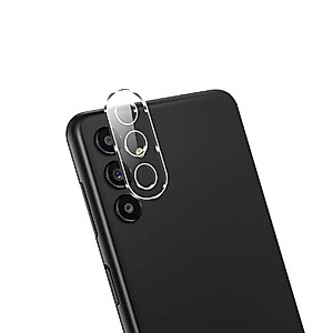 [4 Pack] YUSYAIE Tempered Glass Screen Protector Compatible with [2 Pack] Samsung Galaxy A13 5G/4G Screen Protector& [2 Pack] 3D Camera Lens Protector with 9H HD Clear Transparent Protective Film