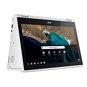 Acer Chromebook R 11 Convertible, 11.6-Inch HD Touch, Intel Celeron N3150, 4GB DDR3L, 32GB, CB5-132T-C1LK, Denim White