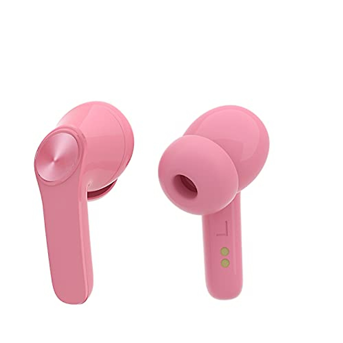 Karymi Bluetooth Earphone - Wireless Headphone - XT18 5.0 TWS Mini HD Stereo Sound in Ear Earbuds Headset - LED Display Touch Control Sports Earphone for iPhone and Android (Pink)