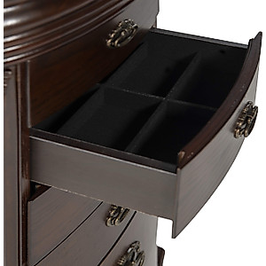 Powell Italian Influenced Transitional Espresso Jewelry Armoire