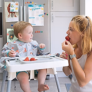 BIBaDO - 50 First Foods Scratch-off Exploration Chart | Wipe-Clean Activity Poster For Baby Led Weaning | NHS Approved | 6 Months +…