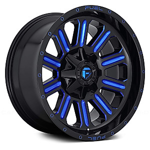 FUEL Hardline NLK-Gloss MIL BLU Wheel with Painted (18 x 9.5 inches /6 x 135 mm, -12 mm Offset)