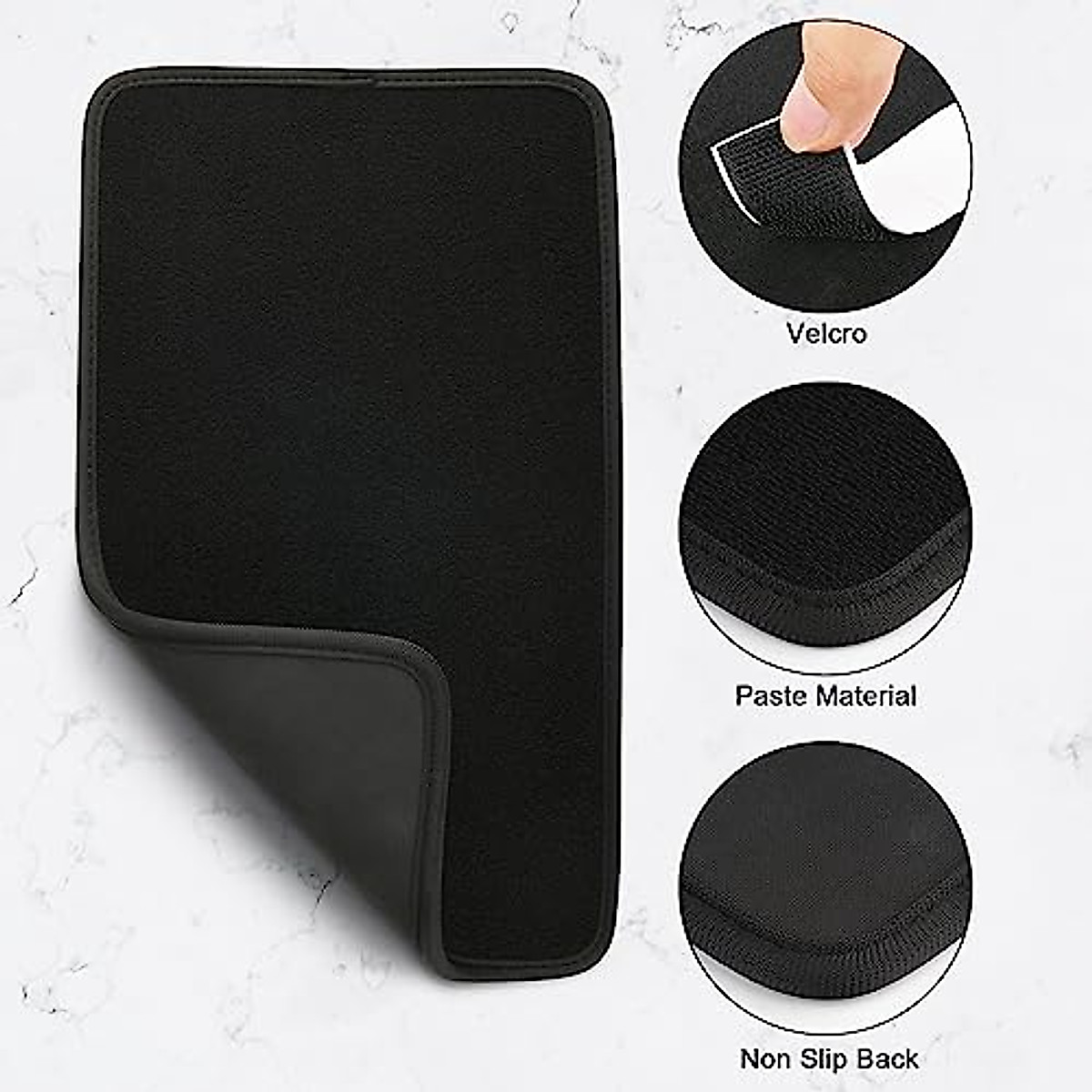 Upgrated Sewing Machine Foot Pedal Pad, Stay in Place Mat for Sewing Pedal, Non Slip Rubber and Sticky Strips Make Sure Foot Pedals and Pads Stay in Place, Sewing Accessory, 12”x7”, 1/5” Thick