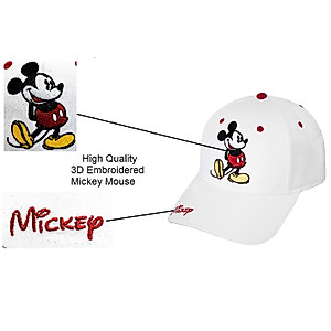 Disney Classic Embroidered Mickey Mouse Baseball Hat (Non Florida Namedrop)