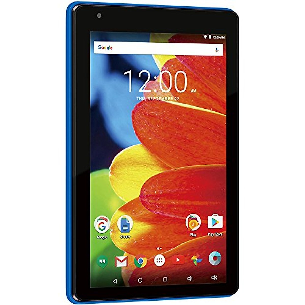 Premium High Performance RCA Voyager Pro 7" 16GB Touchscreen Tablet With Keyboard Case Computer Quad-Core 1.2Ghz Processor 1G Memory 16GB Hard Drive Webcam Wifi Bluetooth Android 6.0-Blue