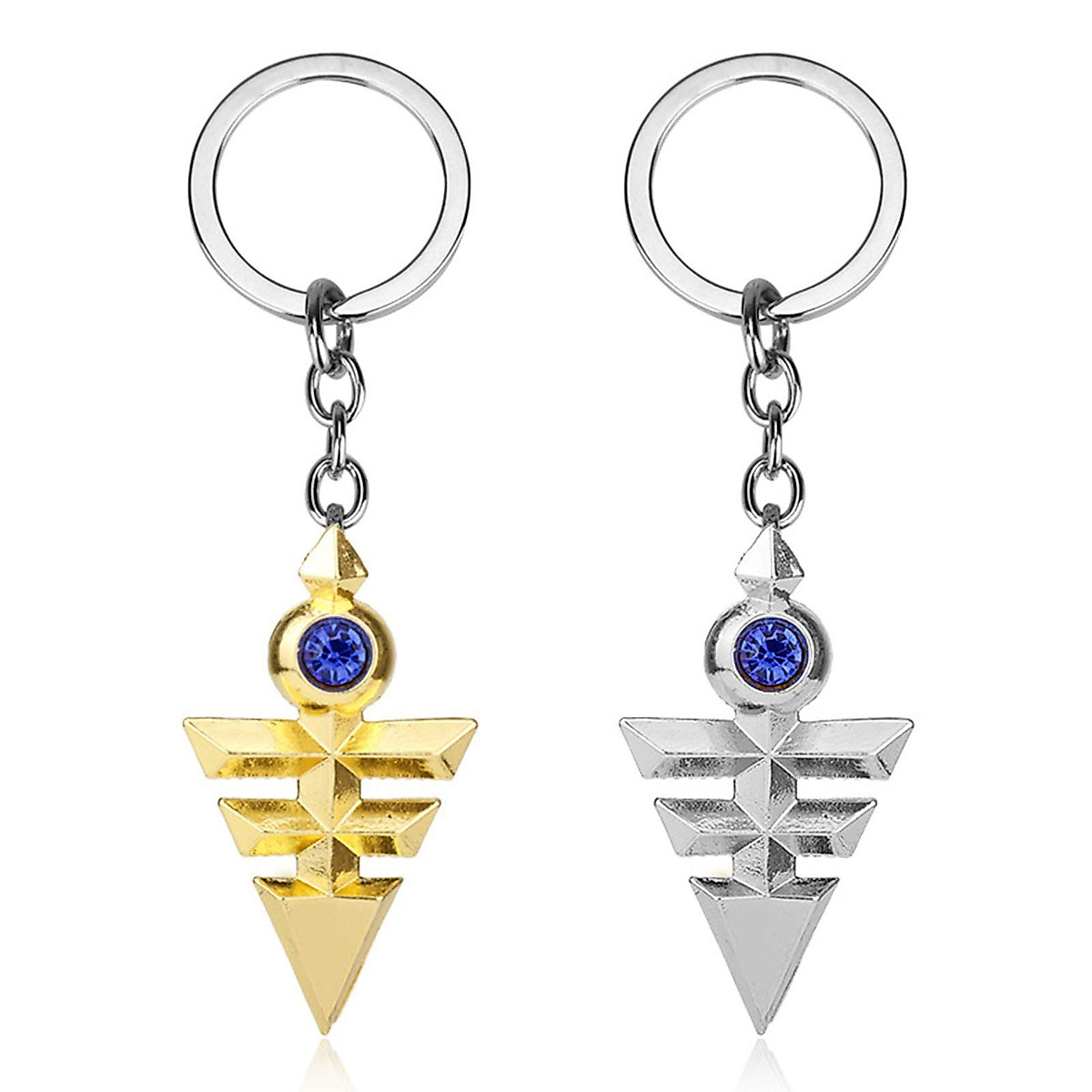 Yu-Gi-Oh Keychain, Key Ring, Pendant auto Parts(Color:Silver)