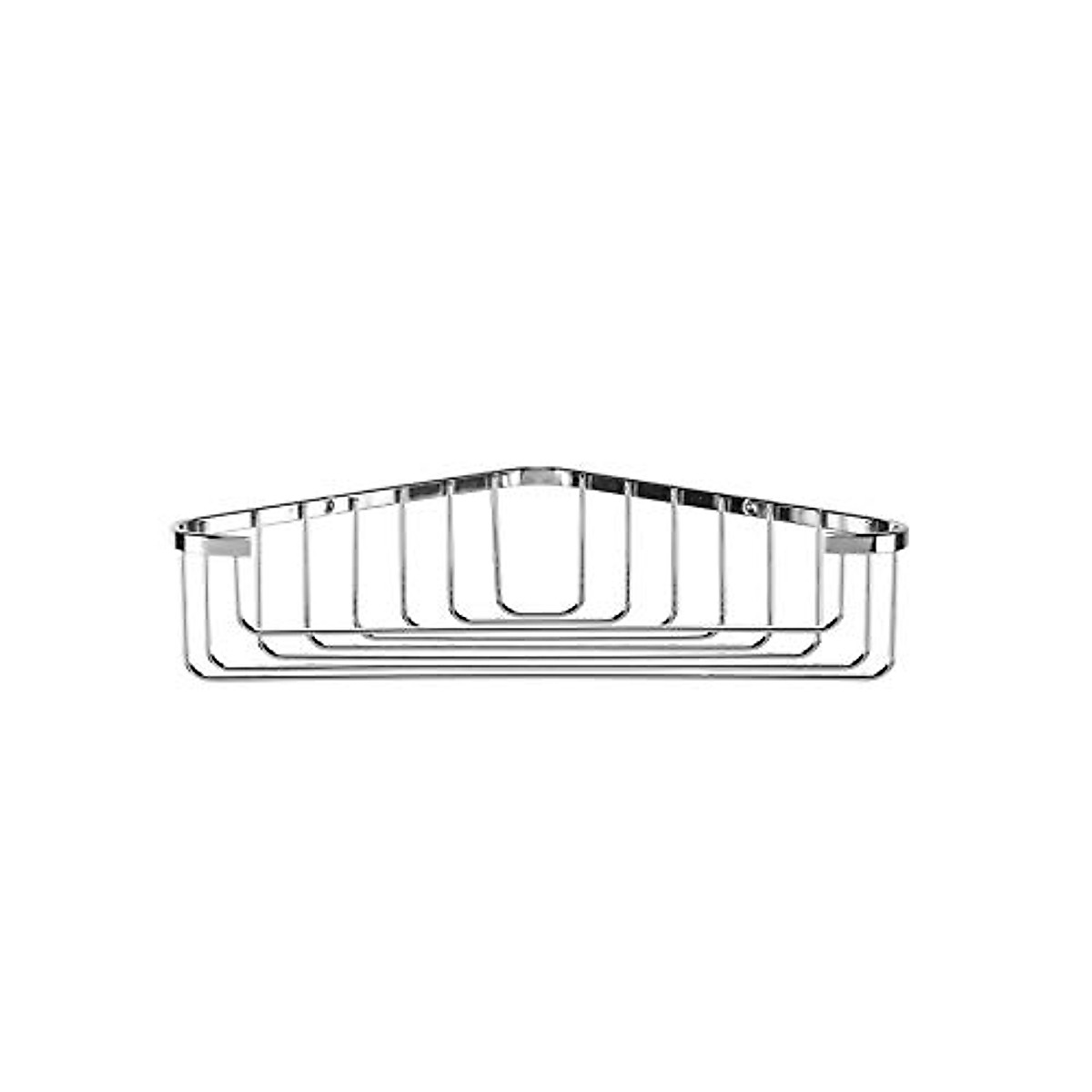 Croydex Rust Free Mild Steel Corner Basket, Silver