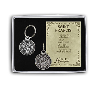 Cathedral Art (Abbey & CA Gift Dog Tag-St. Francis, One Size, Multicolored