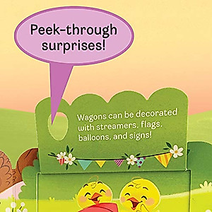 Peek-a-Flap Hop - Children's Lift-a-Flap Board Book Gift for Easter Basket Stuffers, Ages 2-5