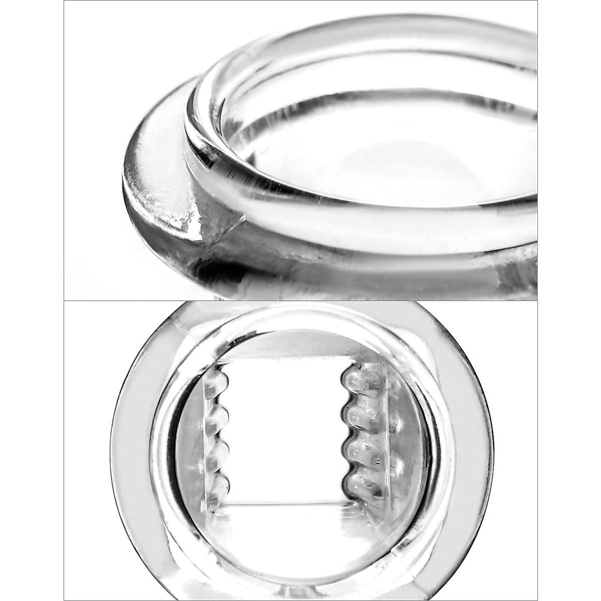 QWORK Coplin Staining Jar, 4 Pack 5 Slide Capacity 60 ml Glass Staining Tank