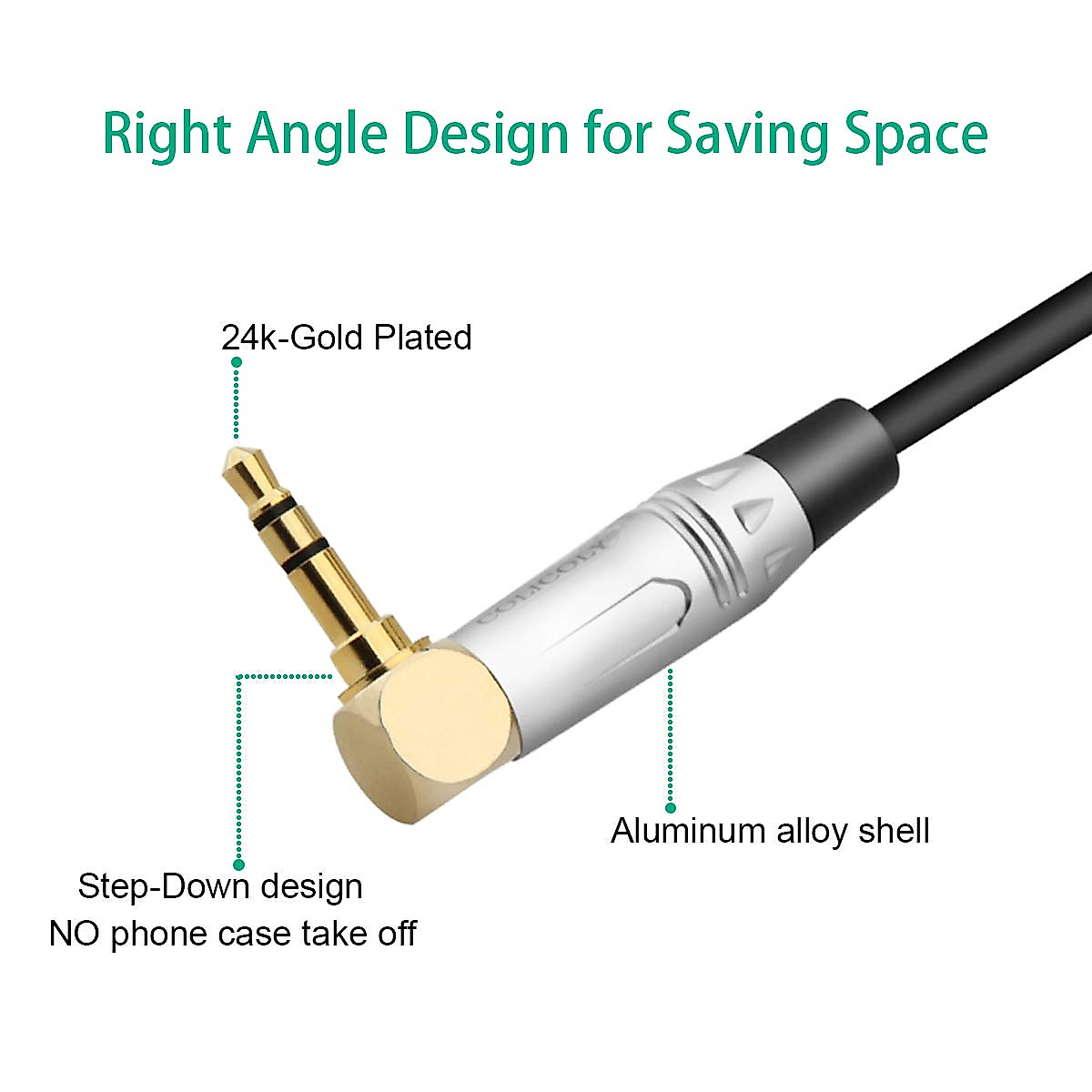 COLICOLY 3.5mm (1/8 inch) Mini Jack Stereo to 3 Pin Mini XLR Mic Instrument Cable - 3ft