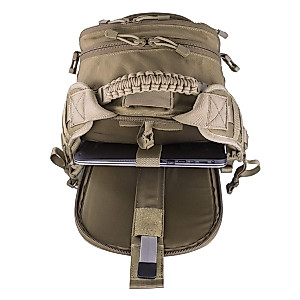 Elite Survival Systems Smokescreen Concealment Backpack 7720-T Smokescreen Concealment Backpack Coyote Tan