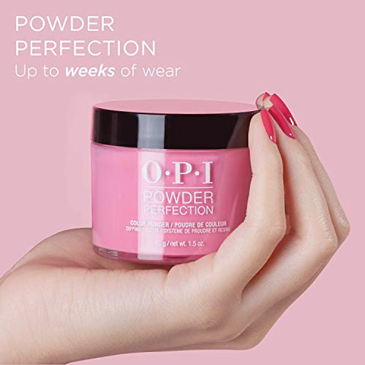 OPI Powder Perfection, Big Apple Red, Red Dipping Powder, 1.5 oz