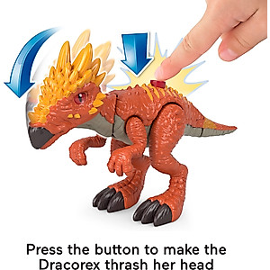 Fisher-Price Imaginext Jurassic World Preschool Toy Camp Cretaceous Runaway Dinosaurs Figure Set for Pretend Play Kids Ages 3+ Years
