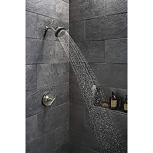 KOHLER 28238-NKE-BN Moxie Bluetooth Showerhead, Waterproof Shower Speaker, 2.5 GPM, Vibrant Brushed Nickel