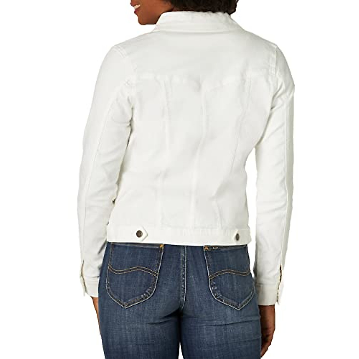 Riders by Lee Indigo Women's Iconic Denim Jacket, White, Large