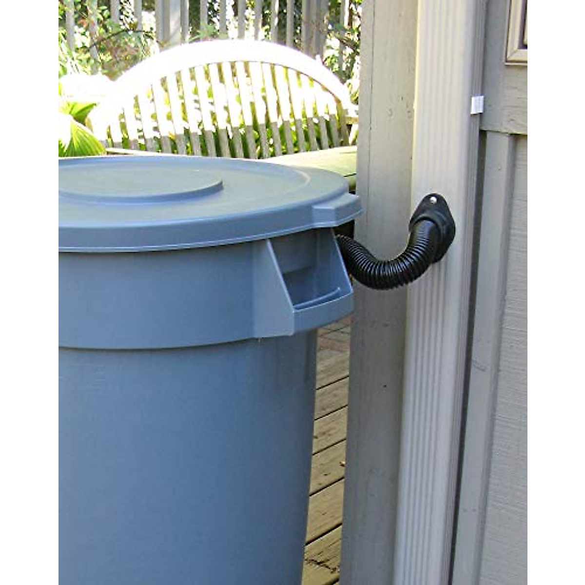 EarthMinded Rain Barrel Diverter Kit - Rain Diverter for 3 x 4 Inch Downspouts, Includes Spigot and Downspout Diverter - Convert Containers into Rain Barrels - Easy to Install