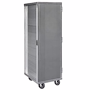 CenPro 28W-151 Commercial NSF Enclosed Aluminum Bun Pan Rack - Holds (40) 18"x26" Sheet Pans - 21"Wx27"Dx68"H