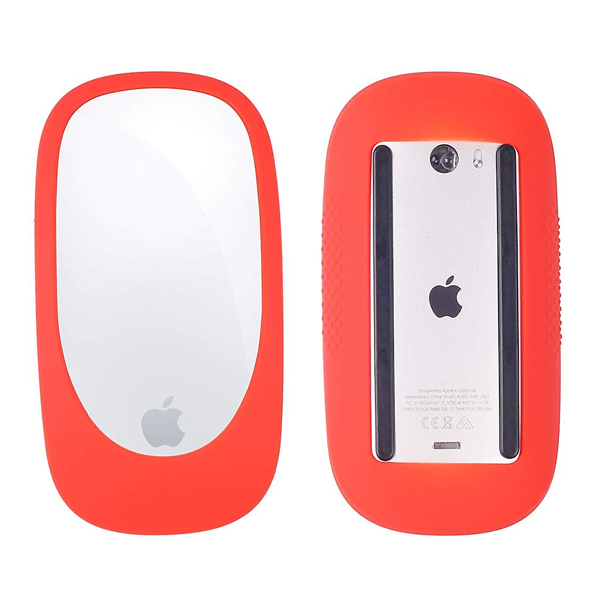 N/T Silicone Case Cover Protective Skin for Magic Mouse 1/2 Silicone Case for Apple Magic iPad Mouse (Pink)