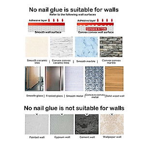 Free Eagle Holder Wall Mount, 6 Packs Tool Storage & Laundry Closet Room Organizer, Adhesive Utility & Garage Storage Rack Cabinet, Mop & Broom Stainless Hanger, 1 Racks With 1 Hooks (01 black)