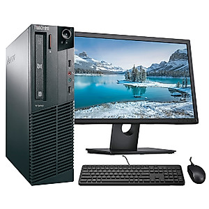 Lenovo ThinkCentre M81 SFF Desktop Computers PC, Intel Core i5 Processor, 16GB Ram, 1TB HDD, WiFi & Bluetooth, HDMI, NVIDIA GeForce GT 1030 2GB DDR5, New 20 FHD Monitor, Windows 10 (Renewed)