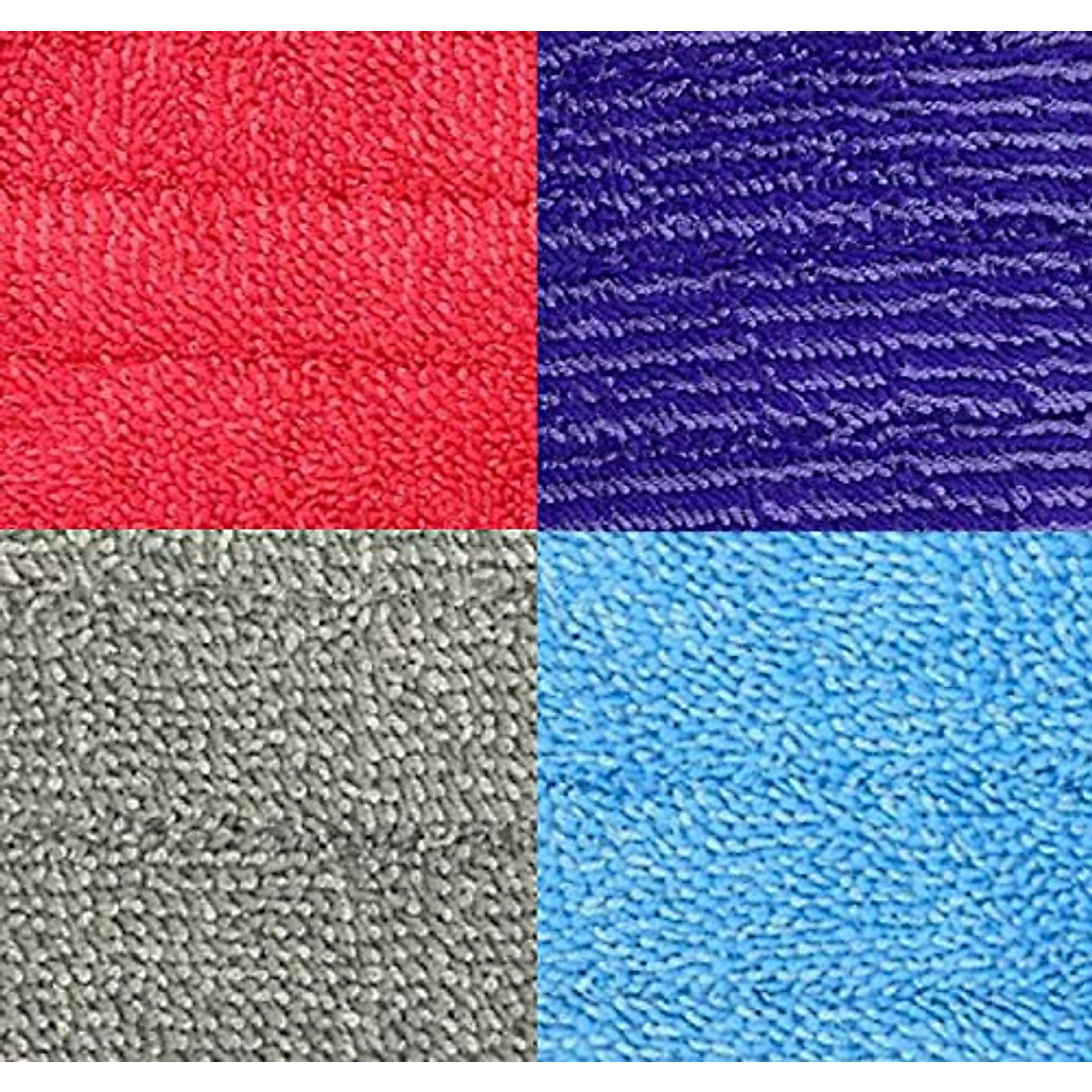 4 Pack Mop Head Replacements Mop Pads Microfiber Cleaning Pads for Most Spray Mops and Reveal Mops, Wet & Dry Home & Commercial Cleaning.