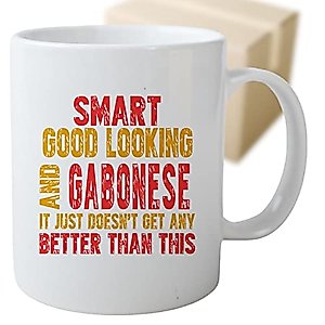 Coffee Mug Smart Good and Gabonese Funny Gifts for Men Women Coworker Family Lover Special Gifts for Birthday Christmas Funny Gifts Presents Gifts 150587
