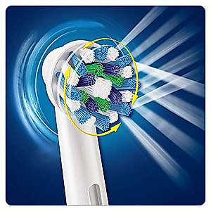 Oral B Cross Action Electric Toothbrush Replacement Brush Heads Refill, 4Count