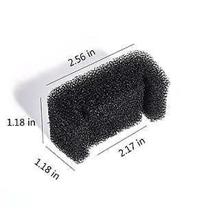 AURTPNUO Cat Fountain Filter Sponges 8Pack Foam Filters Replacement for Stainless Steel Top Cats Fountains Pet Dog Automatic Water Dispenser Sponge