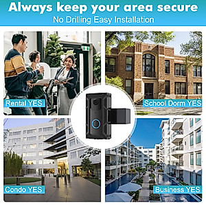 Zortwury Anti-Theft Blink Doorbell Mount, No Drill Doorbell Mounting For Blink Video Doorbell，Blink Video Doorbell Holder, Easy to Install, Fit for Blink Doorbell Camera