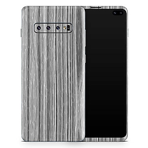 DesignSkinz Textured Gray Dyed Surface Protective Vinyl Decal Wrap Skin Cover Compatible with The Samsung Galaxy S20 (Screen Trim & Back Glass Skin)