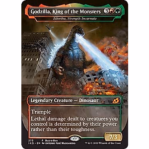 Magic: The Gathering - Zilortha, Strength Incarnate - Godzilla, King of The Monsters - Foil - Ikoria: Lair of Behemoths