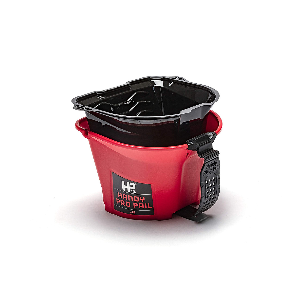 Handy Paint Pro Pail, Holds 1/2 Gallon of Paint or Stain, Accommodates up to a 6 1/2 inch Mini-Roller and 3 inch Brush