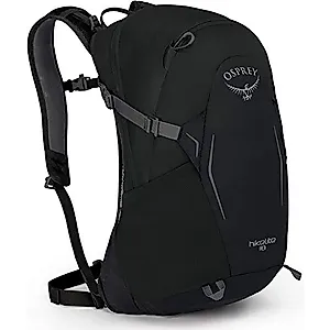 Osprey Hikelite 18L Unisex Hiking Backpack, Black