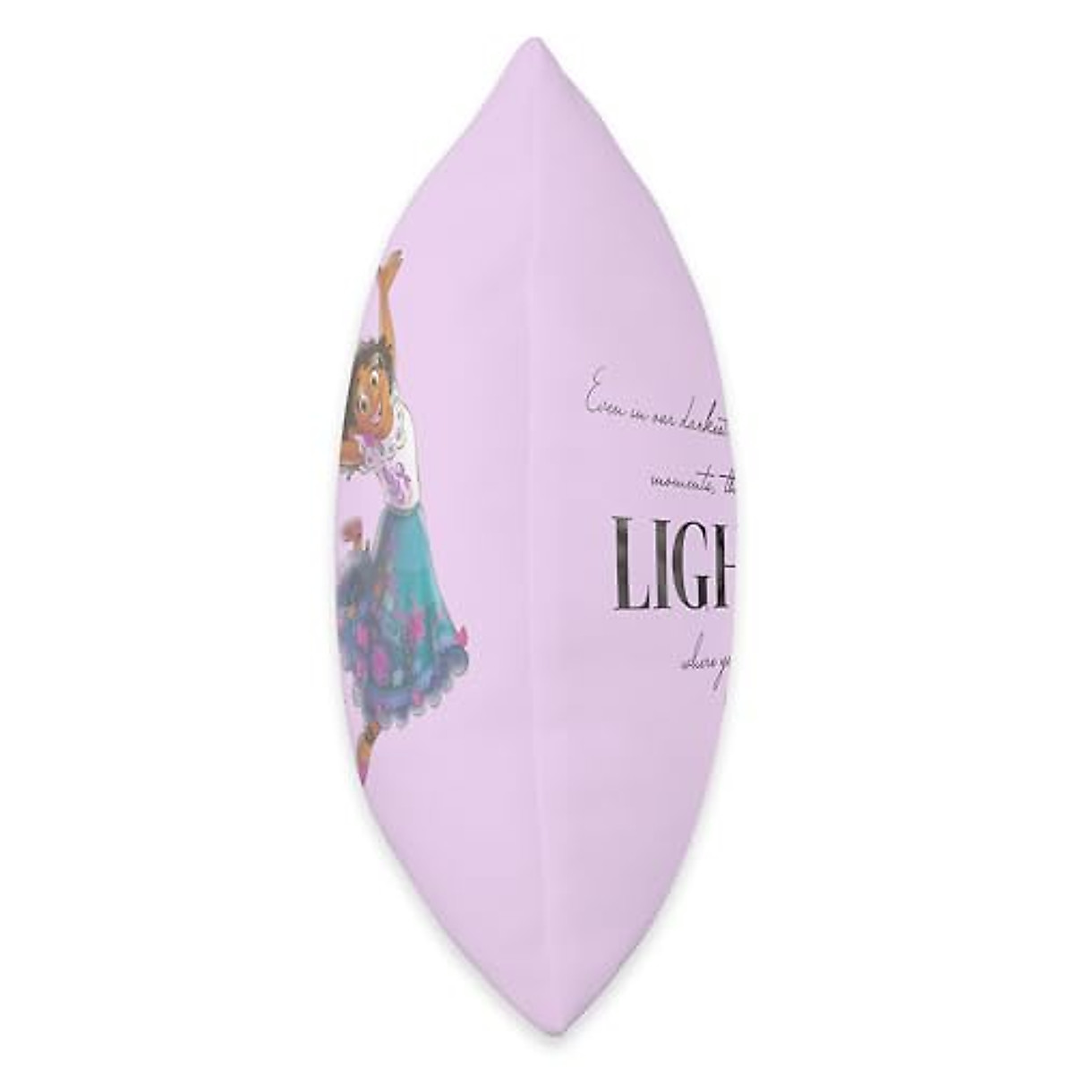 Disney 100 Anniversary Encanto Mirabel D100 Quote Light Throw Pillow, 16x16, Multicolor