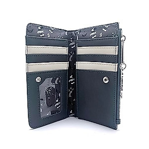 Loungefly X LASR Exclusive Disney The Haunted House Mickey Flap Wallet - Cute Wallets Fashion Cosplay Disneybound