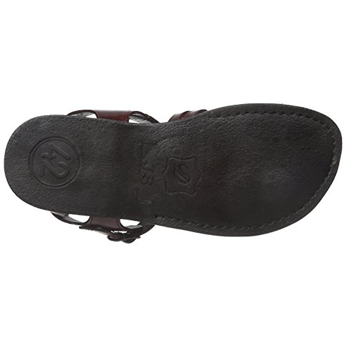 Barak - Leather Closed Toe Sandal - Brown